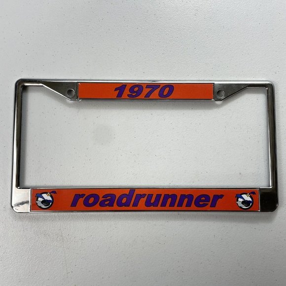 Other | 197 Plymouth Roadrunner Chrome Metal License Plate Frame | Poshmark